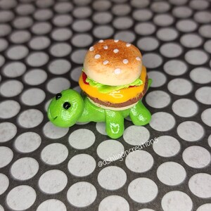 Fairy Garden Cheeseburger Turtle - Etsy