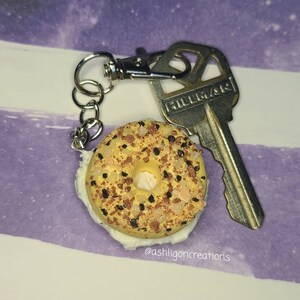 Everything Bagel Keychain - Etsy