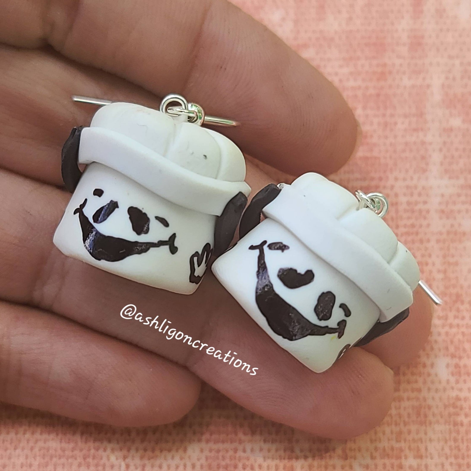 Mcdonald's Ghost Bucket Earrings - Etsy