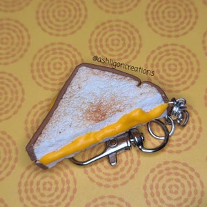 Grilled Cheese Key Chain - Etsy