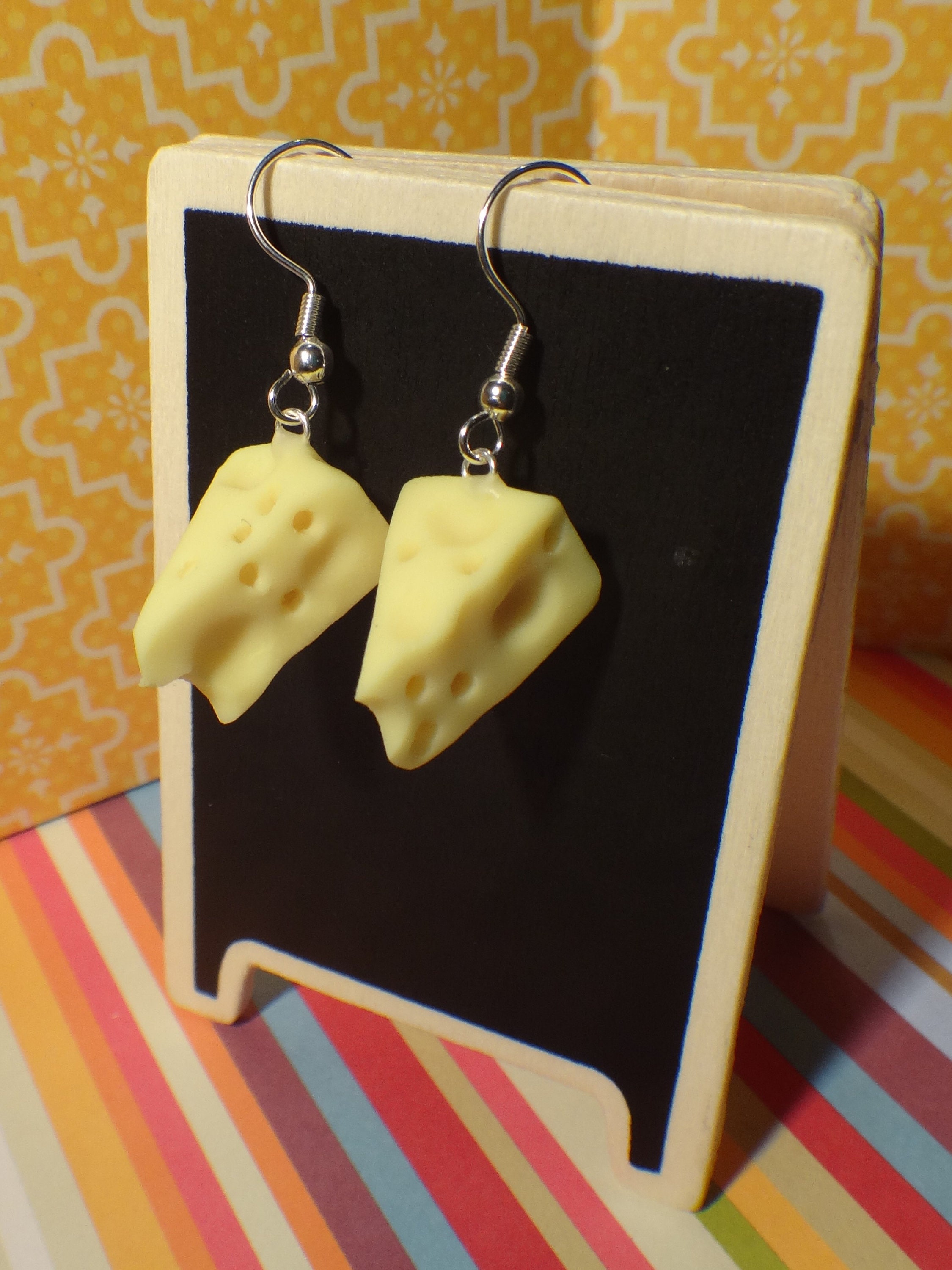 Swiss Cheese Earrings | Etsy
