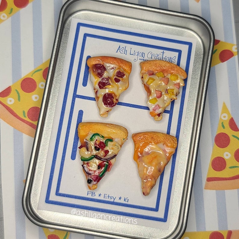 Pizza Variety Magnet 4 Pack - Etsy