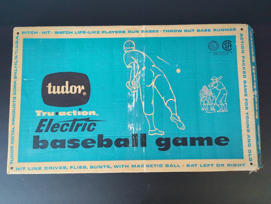 Tru Action Electric Baseball Game by Tudor Circa 1959 - Complete - Etsy