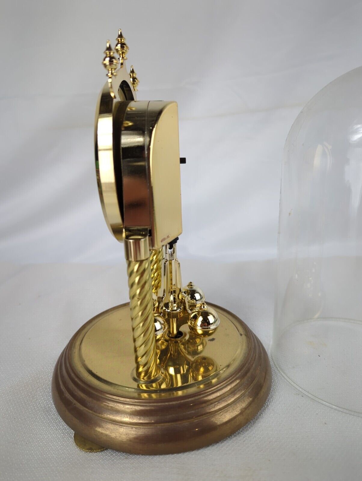 Vintage Bulova Quartz Anniversary Clock Brass Finish With - Etsy