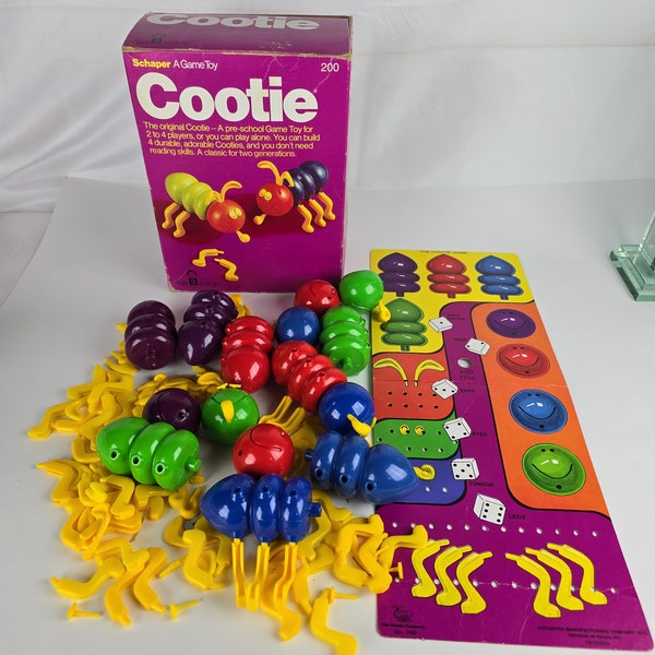 Vintage Cootie Game - Etsy