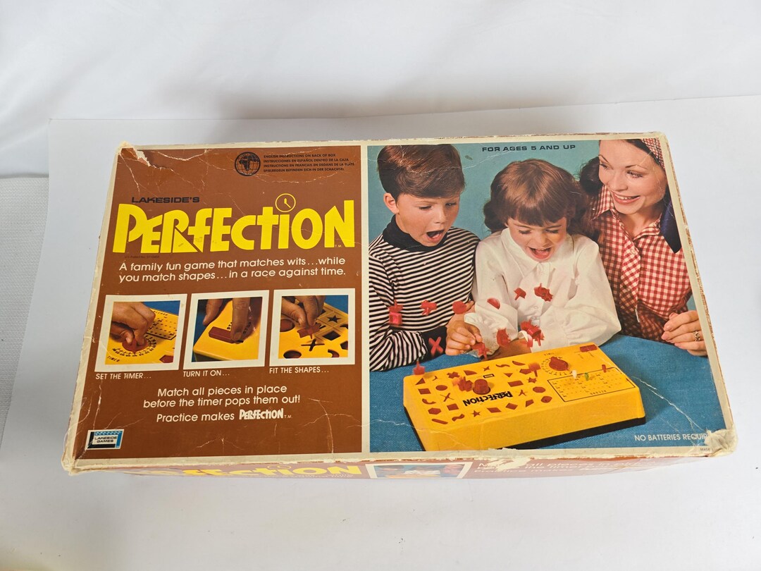 Vintage 1973 Lakeside Games Perfection Family Fun Game With ...