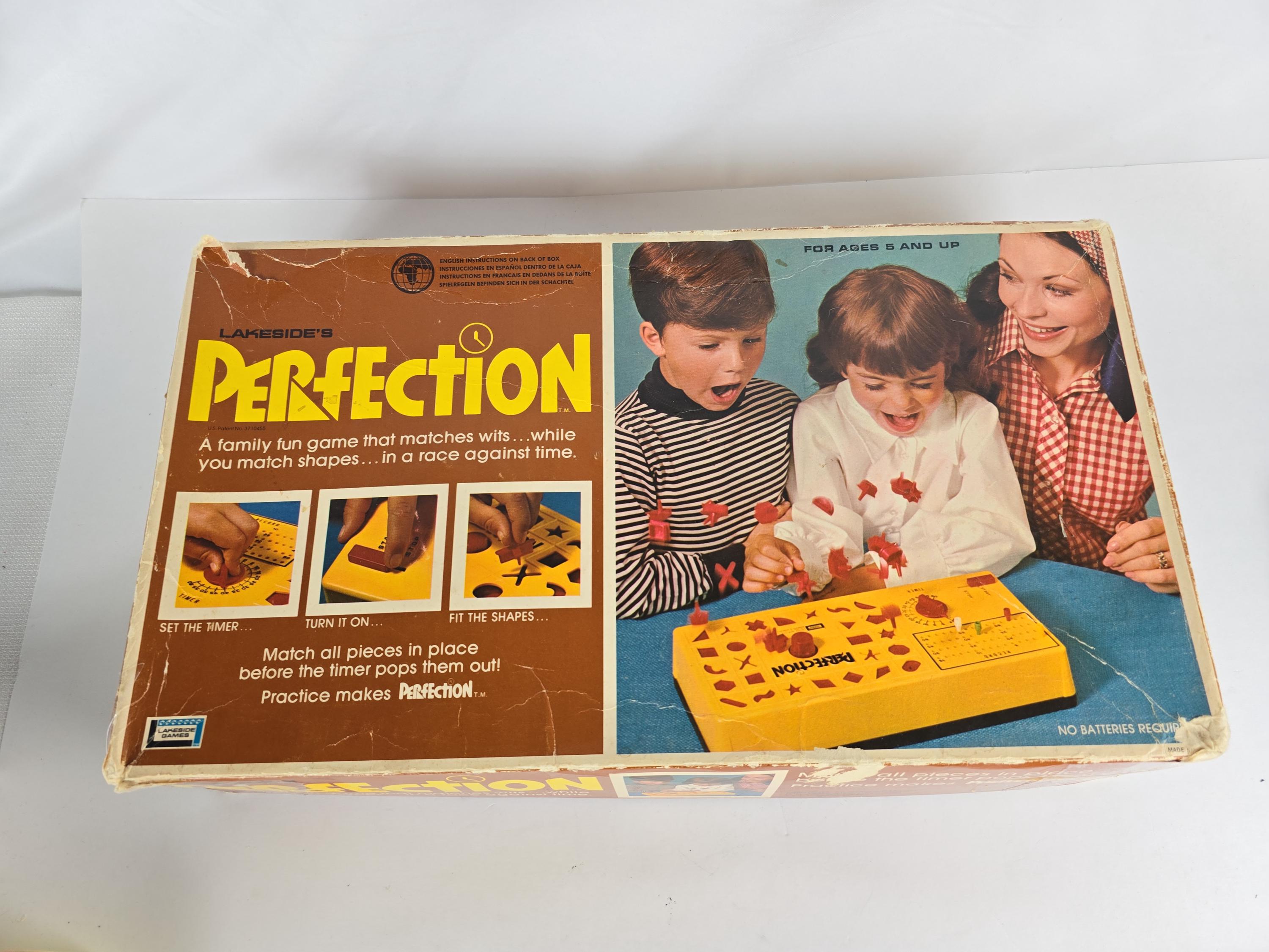 Vintage 1973 Lakeside Games Perfection Family Fun Game With ...