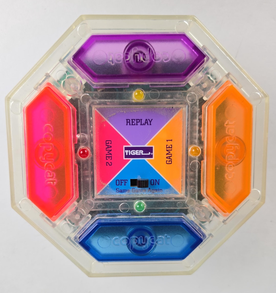 Vintage Tiger Electronics Copy Cat Model 7-522 Handheld Electronic Game ...