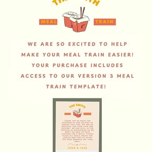 Editable Meal Train Sign | No Visitors Sign | Drop-off Instructions ...