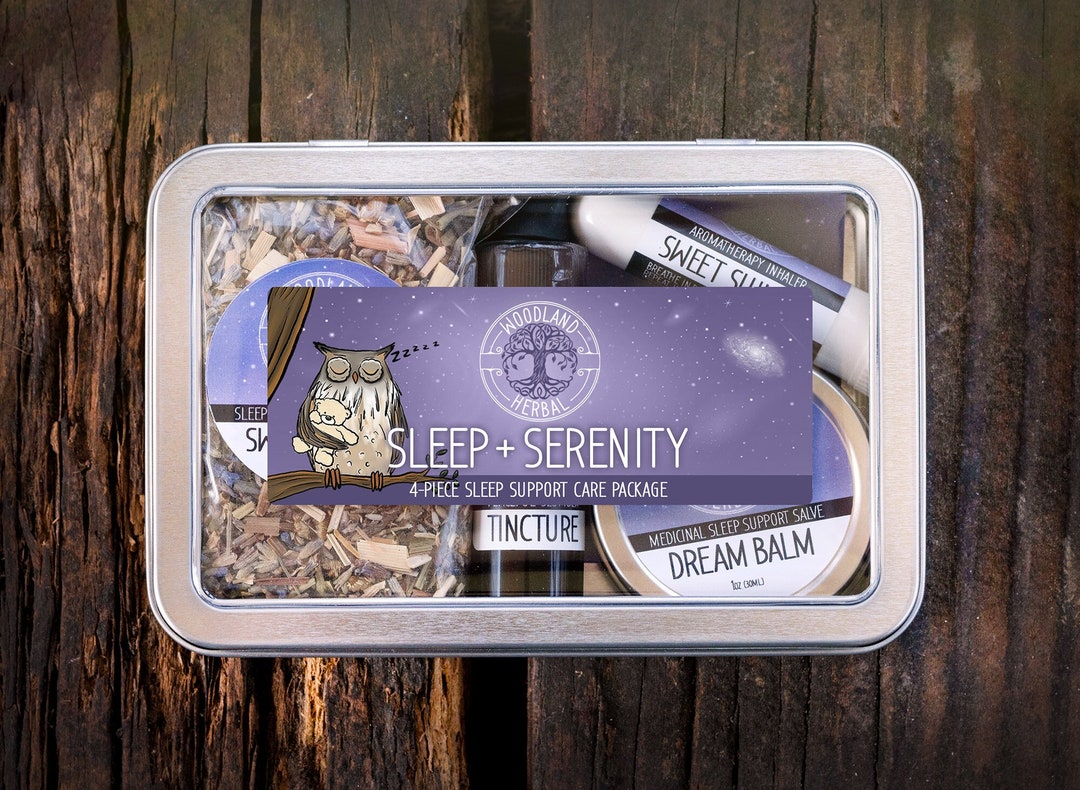 Sleep & Serenity Care Package - 4-piece Gift Set. Perfect Relaxation ...