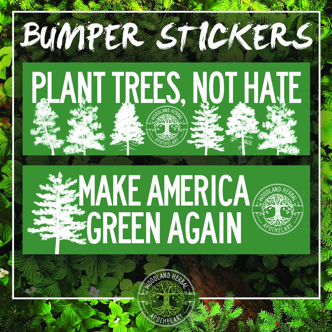Bumper Stickers Make A Statement With Our Nature Inspired - Etsy