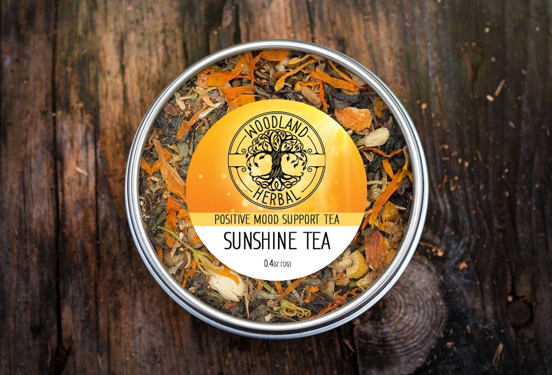 Sunshine Tea - Organic Loose Leaf Tea. Sun Tea, Positivity, Mood ...