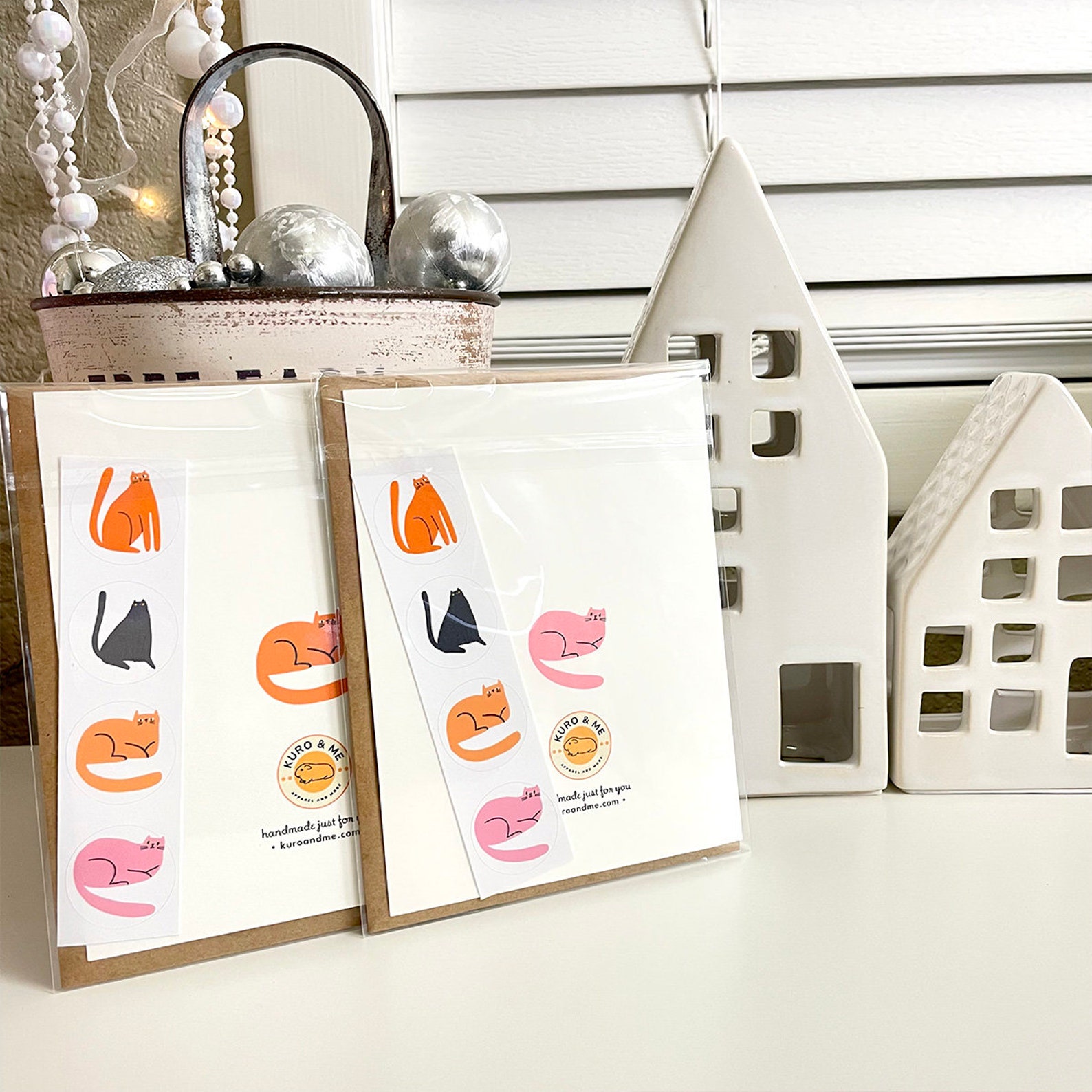 Card for Cat Lover | Set A | Greeting Card Cat Card Cute Card for Kids ...