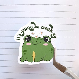 Waterproof Frog Sticker Sheet | Journaling Stickers Frog Stickers ...