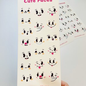 Cute Journaling Semi-transparent Sticker Sheet | Journaling Stickers ...