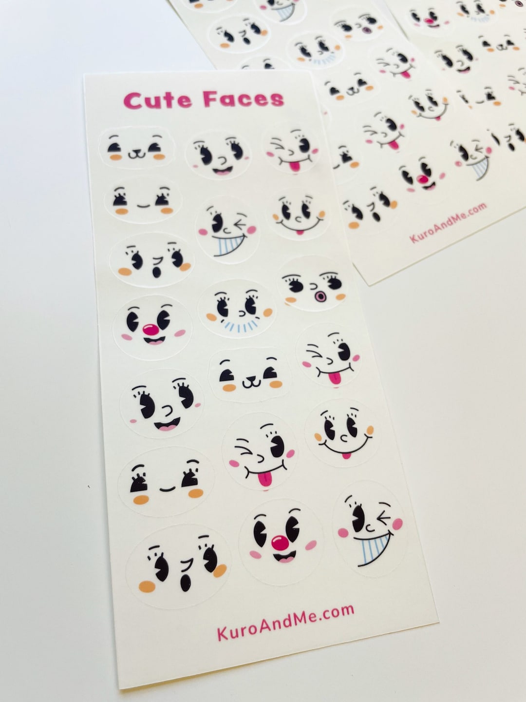 Cute Journaling Semi-transparent Sticker Sheet | Journaling Stickers ...