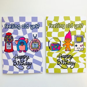 Retro Birthday Card | 90s Birthday Card Retro Greeting Card 90s ...