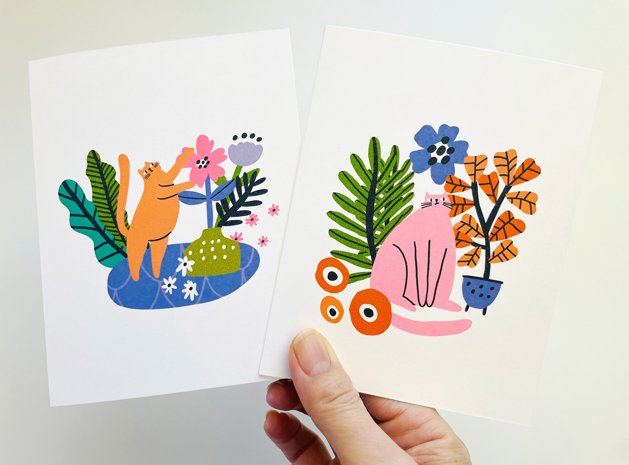 Card for Cat Lover | Set A | Greeting Card Cat Card Cute Card for Kids ...
