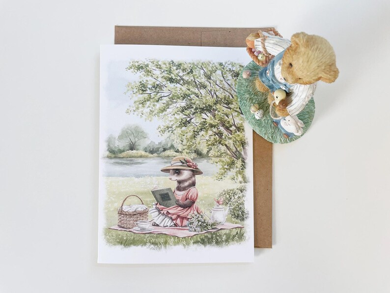 Watercolor Animal Greeting Cards | Birthday Card Mother's Day Card ...