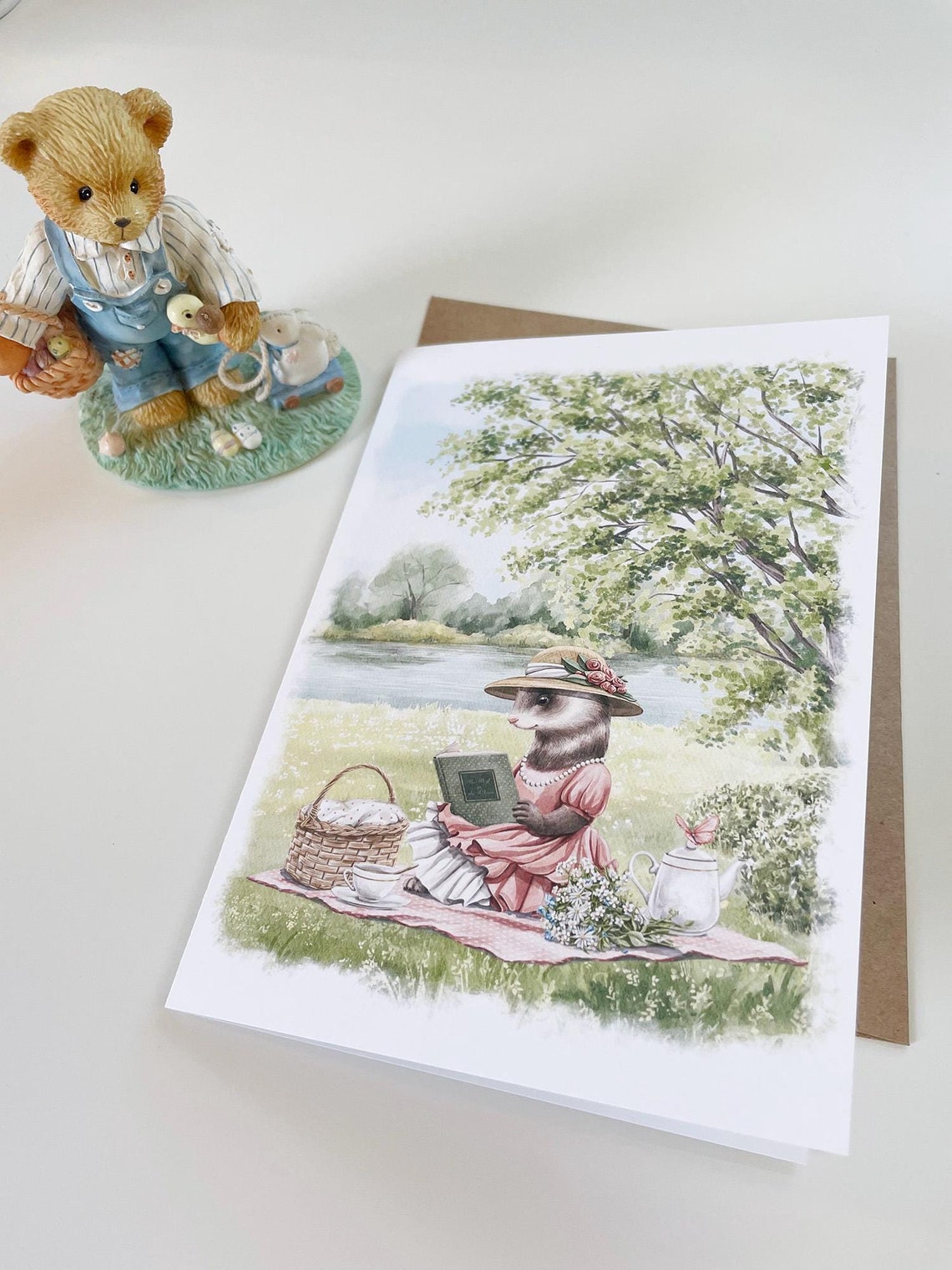 Watercolor Animal Greeting Cards | Birthday Card Mother's Day Card ...