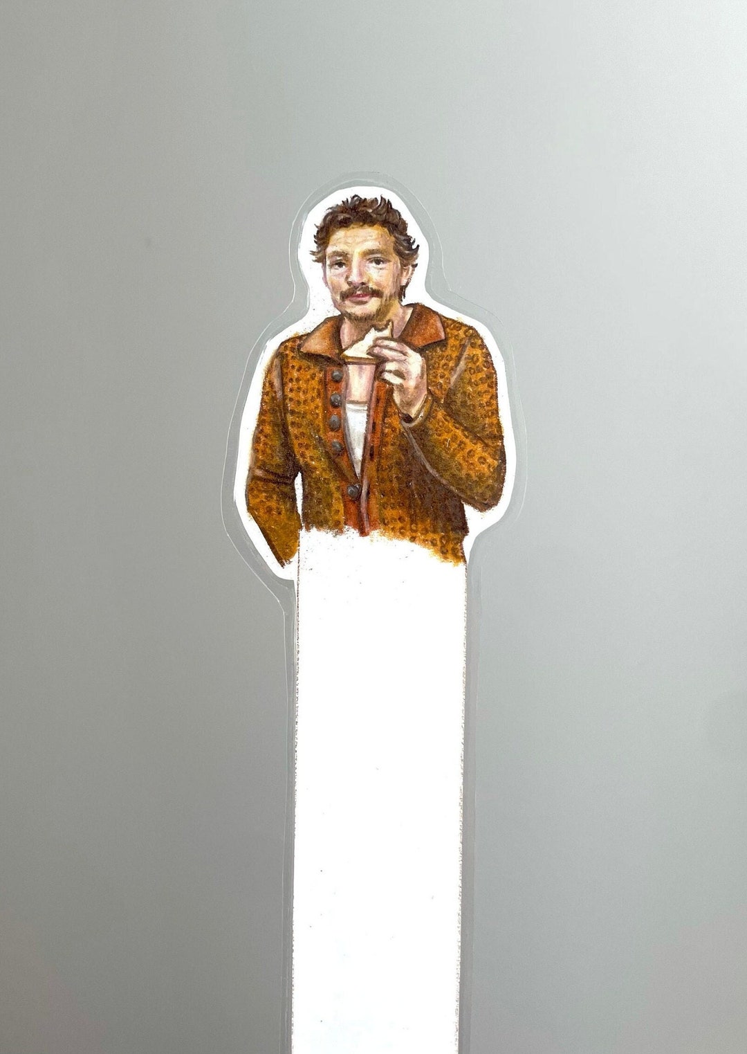 Pedro Pascal Eating a Sandwich Bookmark - Etsy