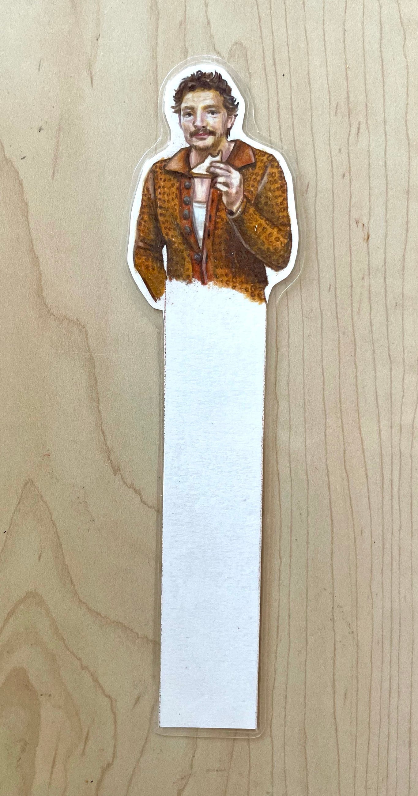 Pedro Pascal Eating a Sandwich Bookmark - Etsy