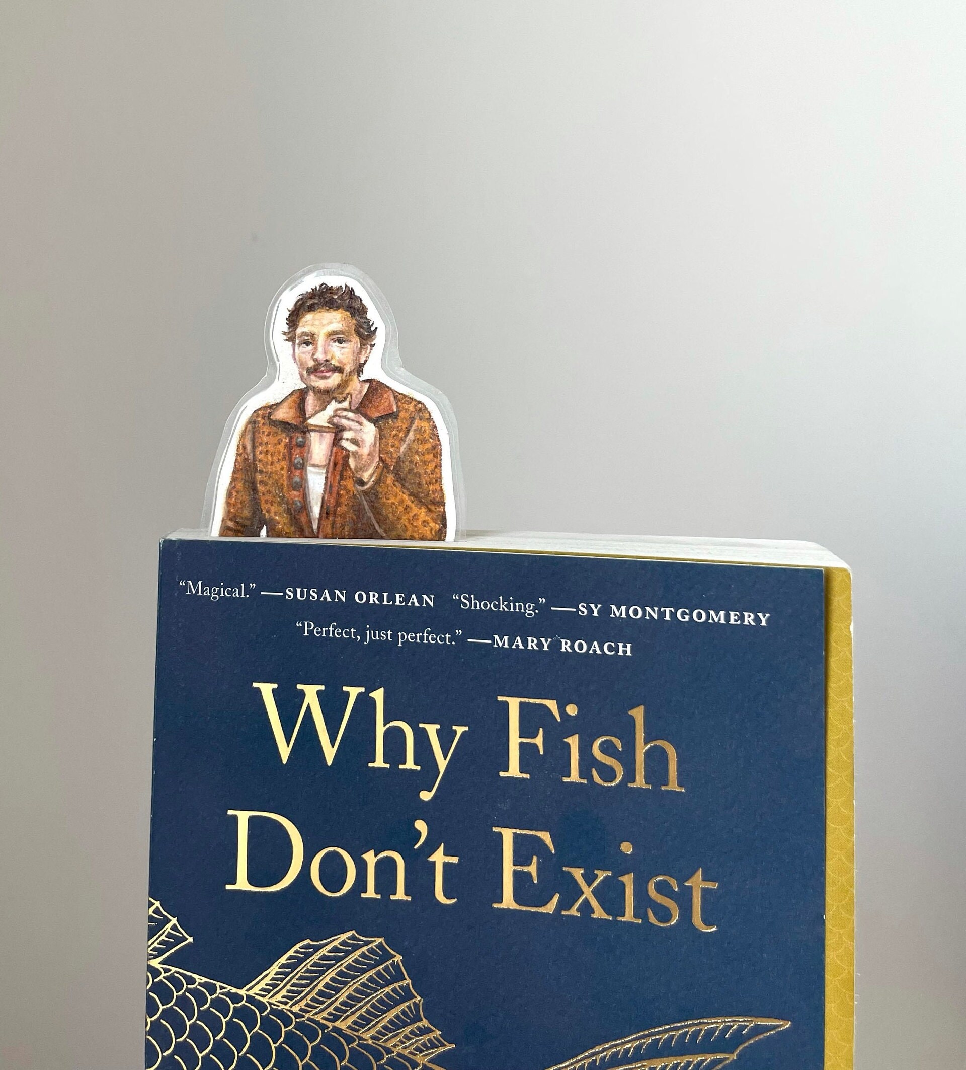 Pedro Pascal Eating a Sandwich Bookmark - Etsy