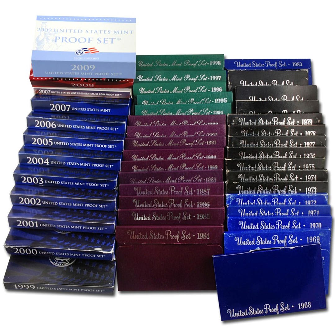United States Proof Sets - Pick Your Date - Etsy