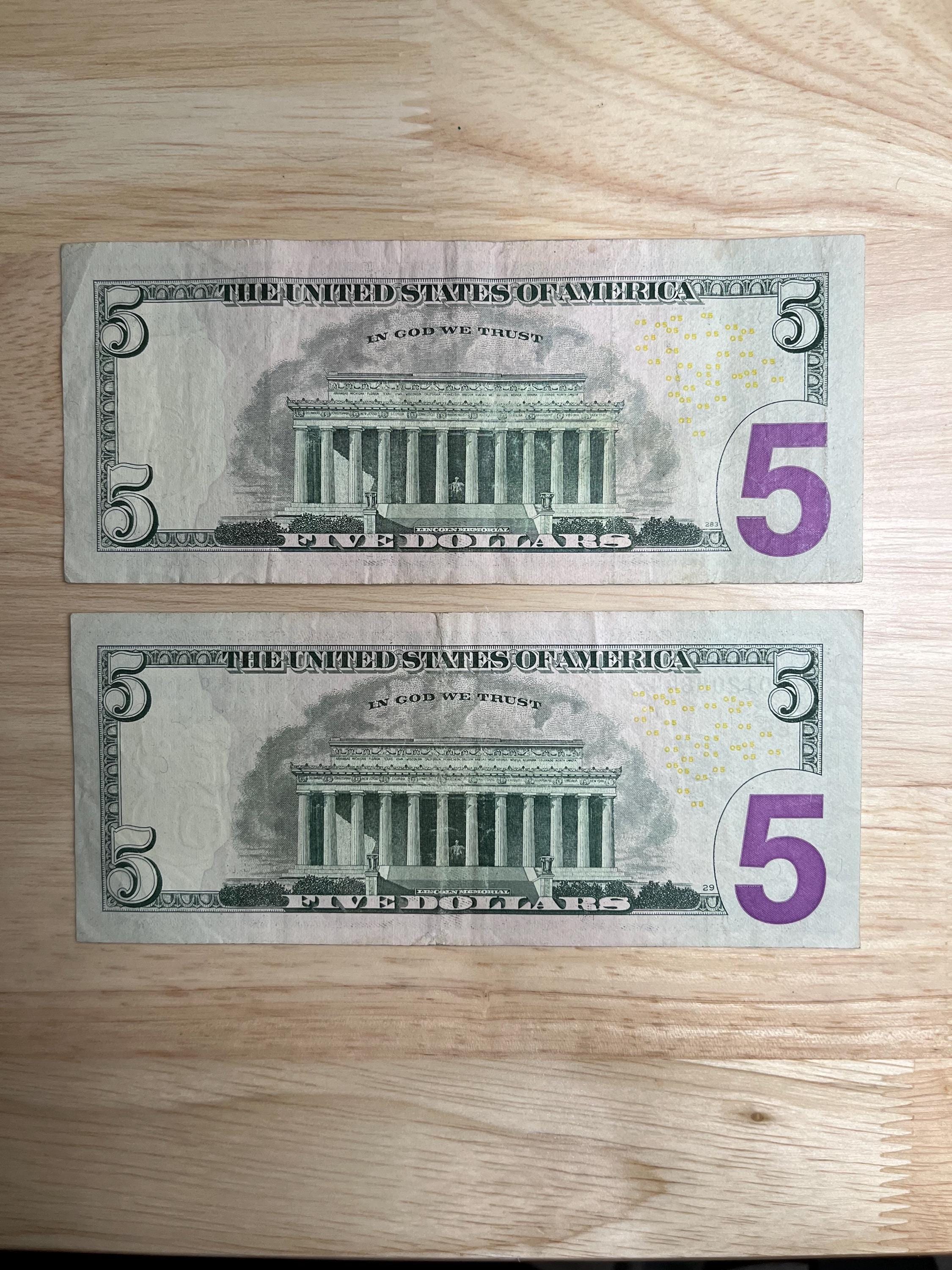 Five Dollar Star Note - Etsy