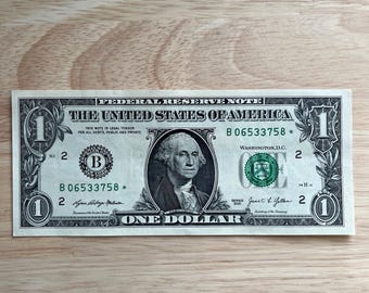 2013 One Dollar Federal Reserve-- STAR Note- F.W. Printed St Louis ...