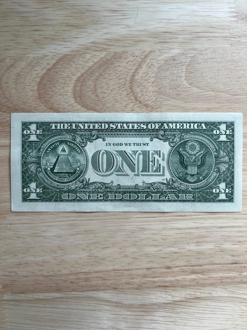 One Dollar Star Note - Etsy