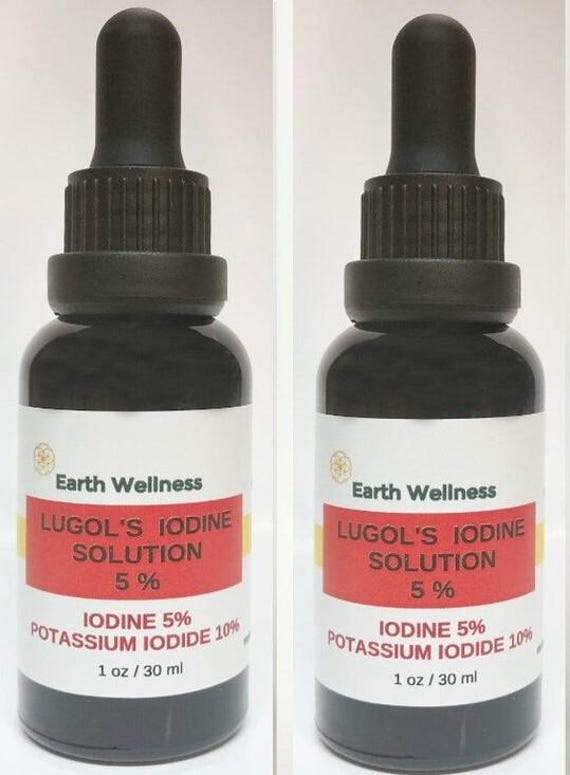 Lugol s Iodine Solution 5 1 Oz QTY 2 Etsy UK