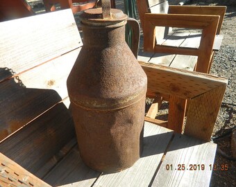 Antique milk can | Etsy