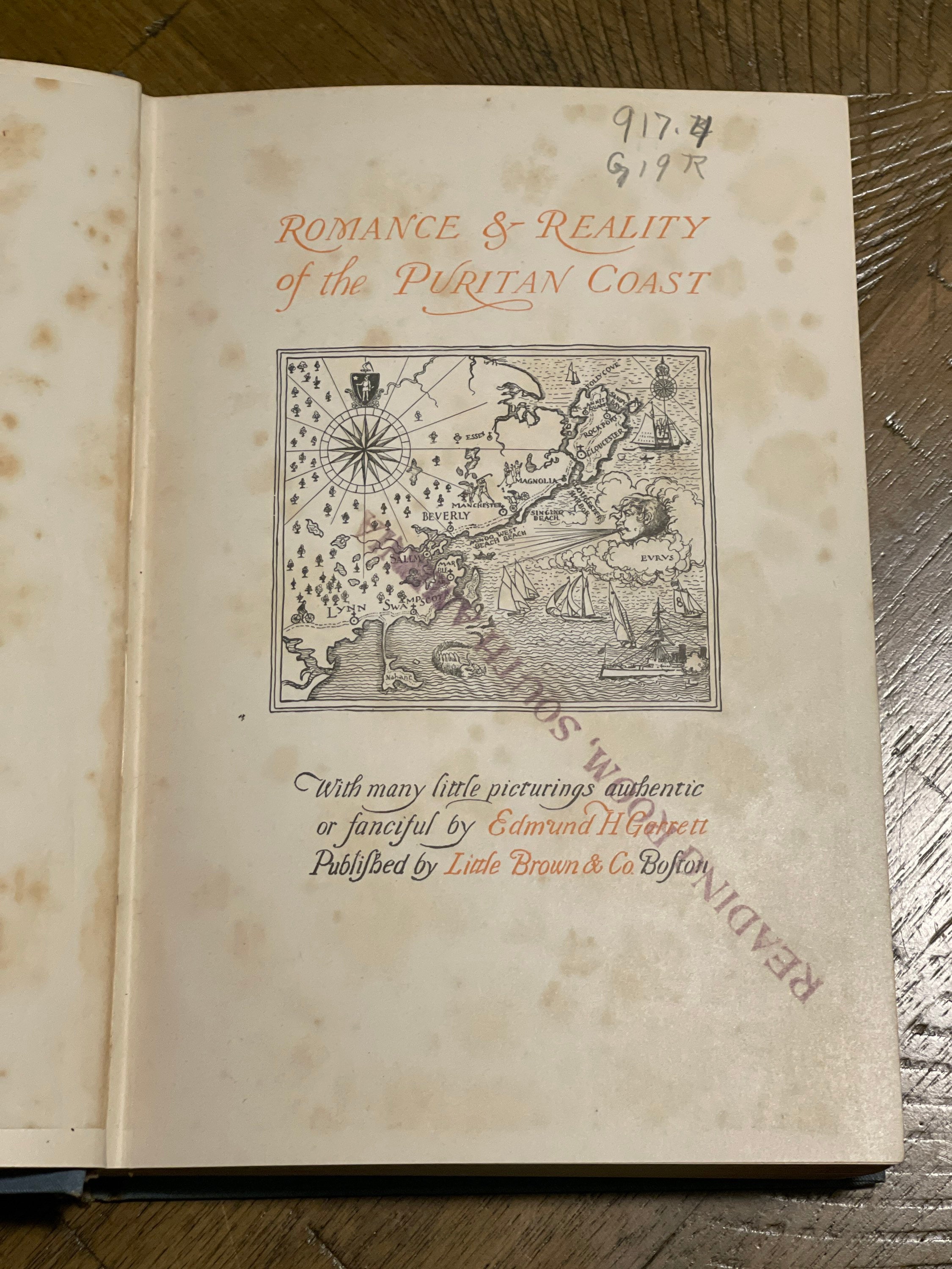 Romance and Reality of the Puritan Coast, Edmund H Garrett, Little ...