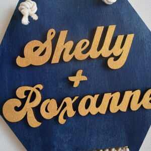 Roommates Personalized Dorm Room Macrame Door Hanger- Roomies! - Etsy