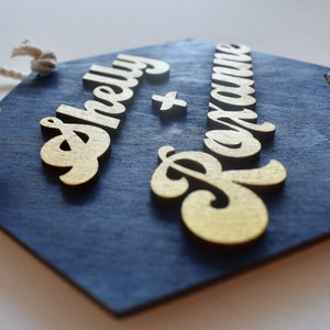 Roommates Personalized Dorm Room Macrame Door Hanger- Roomies! - Etsy