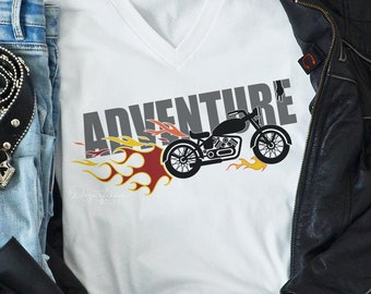 Adventure Motorcycle Svg - Etsy