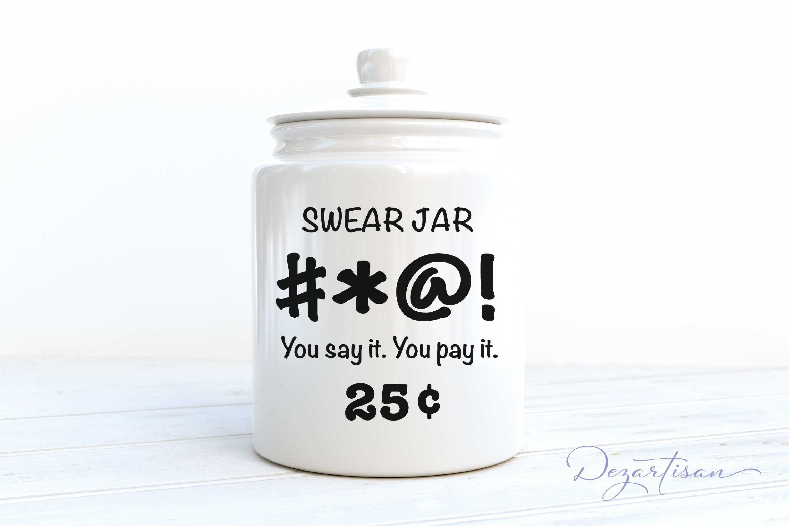 You Say It You Pay It Swear Jar SVG - Etsy