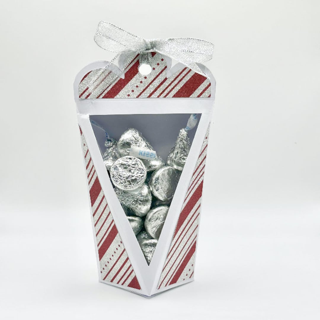 Triangle Treat Box With Peek A Boo Window SVG File for Cricut ...