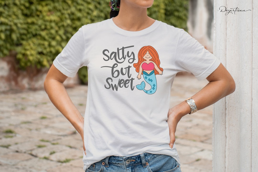 Salty Mermaid SVG Cut File for Cricut & Silhouette - Etsy