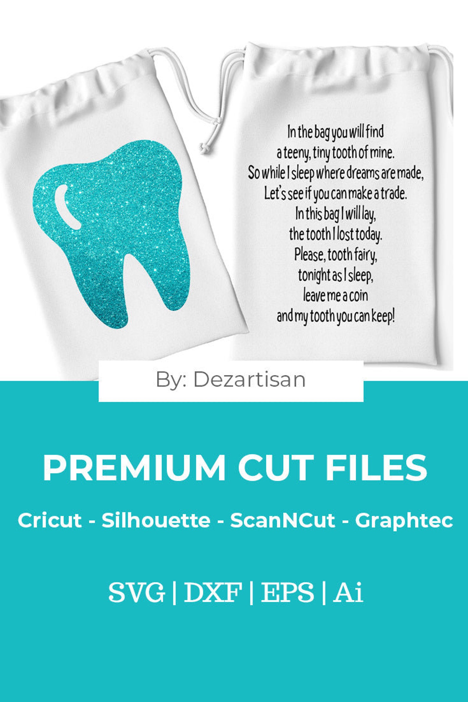 Tooth Fairy SVG Tooth Fairy Poem SVG Tooth Fairy Bag SVG - Etsy Canada