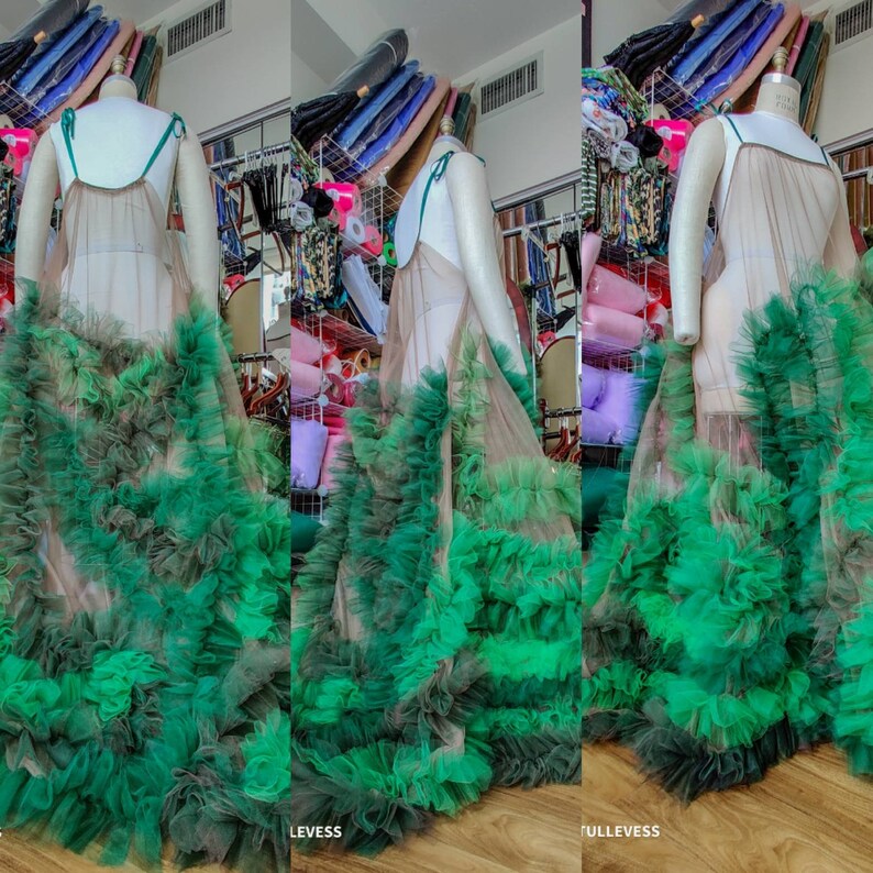 LOBELIA Slip on tulle ROBE /tutu / dress/ photoshoot/ | Etsy