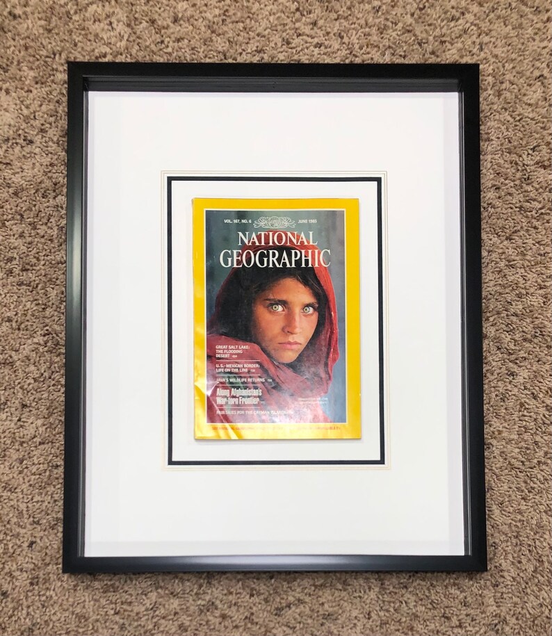 Framed National Geographic Magazine, June 1985, French Matted Display ...