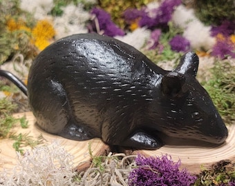 Cast Iron Metal Set/3 Mice Mouse Rodent Figurine Statue Home Garden ...