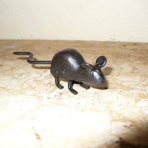 Cast Iron Metal Set/3 Mice Mouse Rodent Figurine Statue Home Garden ...