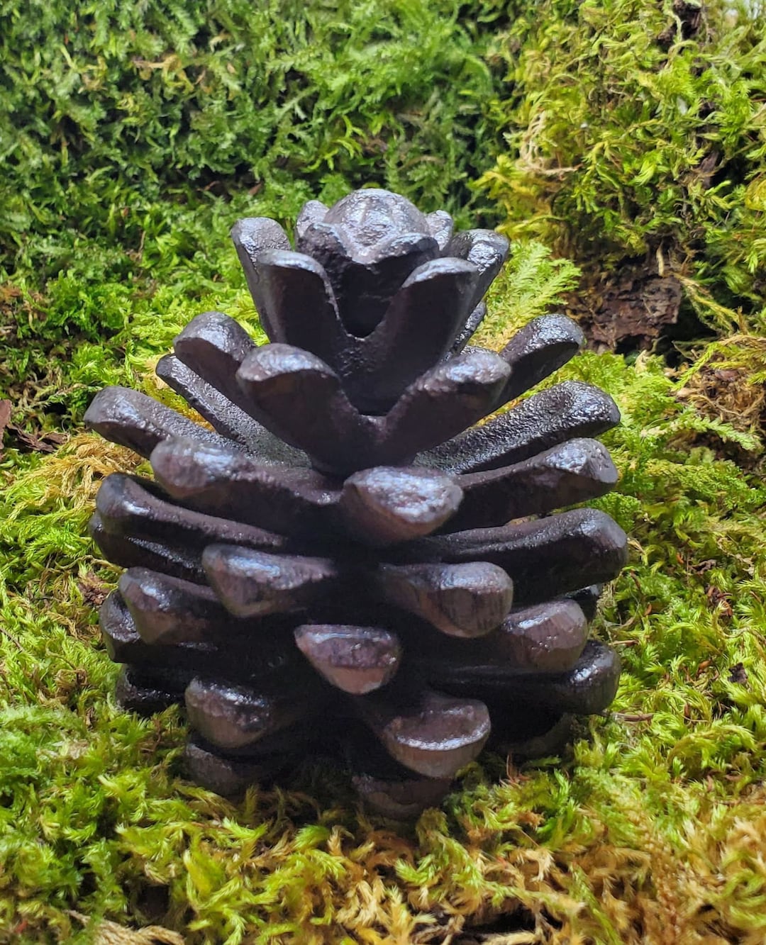Cast Iron Metal Pine Cone-paper Weight-fall Decor-christmas Decor ...