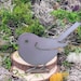 Cut Metal Rusty Fat Chickadee Bird Garden Home Yard Lawn Art - Etsy