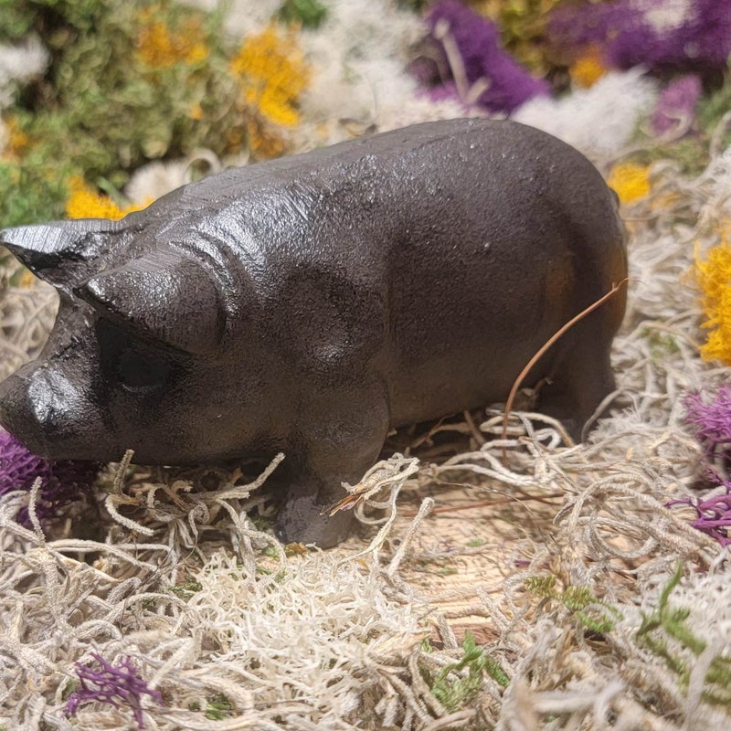Cast Iron Pig - Etsy