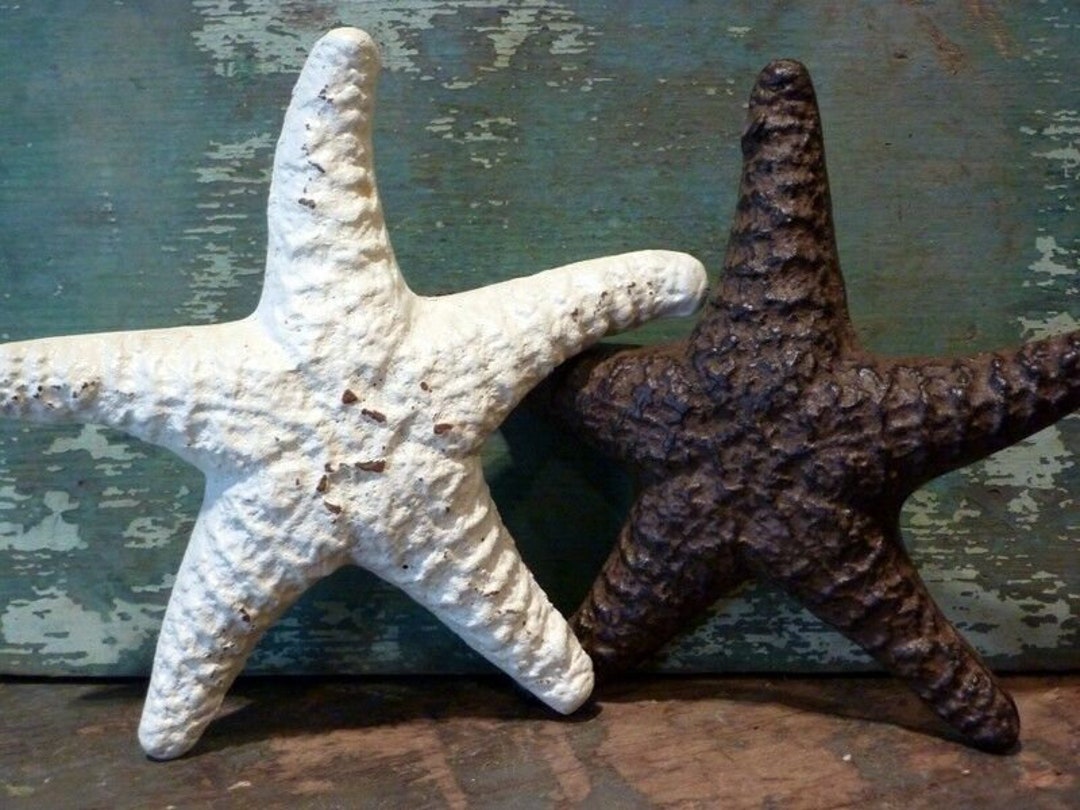 Cast Iron Starfish Sea Star Cottage Beach Seaside Ocean Nautical Home ...