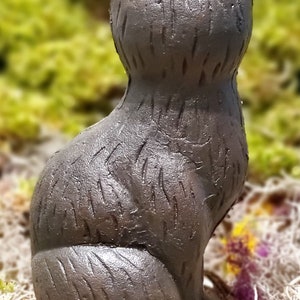 Cast Iron Sitting Cat | Metal Cat Art | Crazy Cat Lady | Cat Lovers ...